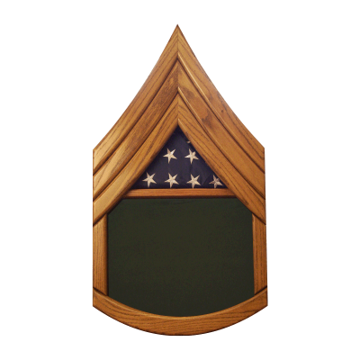 Army Sergeant First Class Shadowbox - Woodknot Woodworks